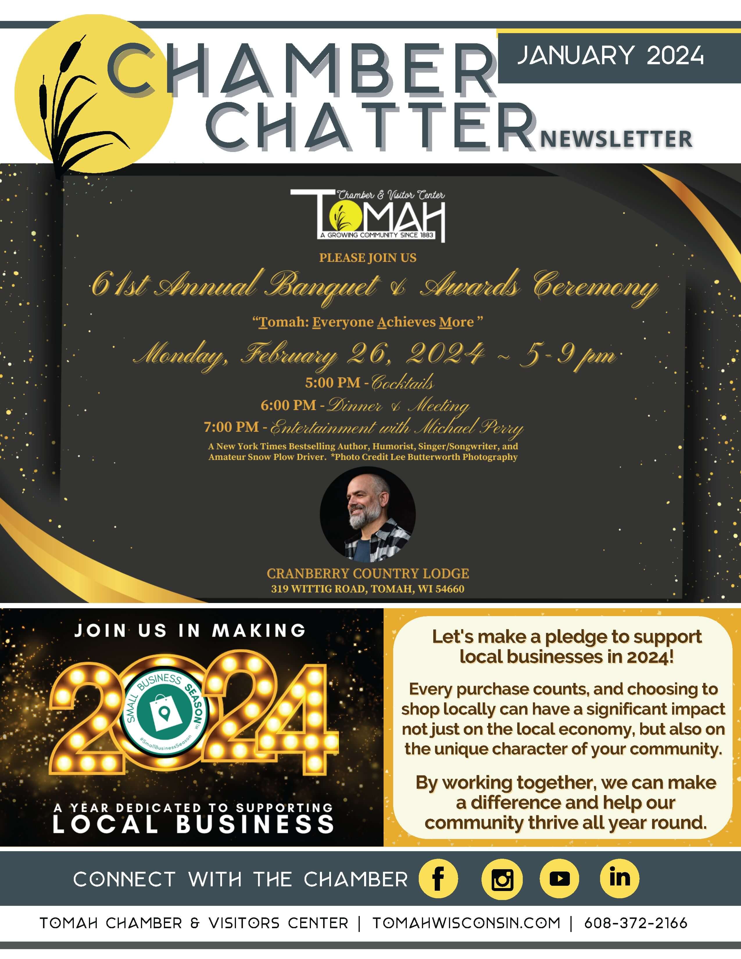 Chamber Chatter Newsletter - Greater Tomah Area Chamber of Commerce / CVB