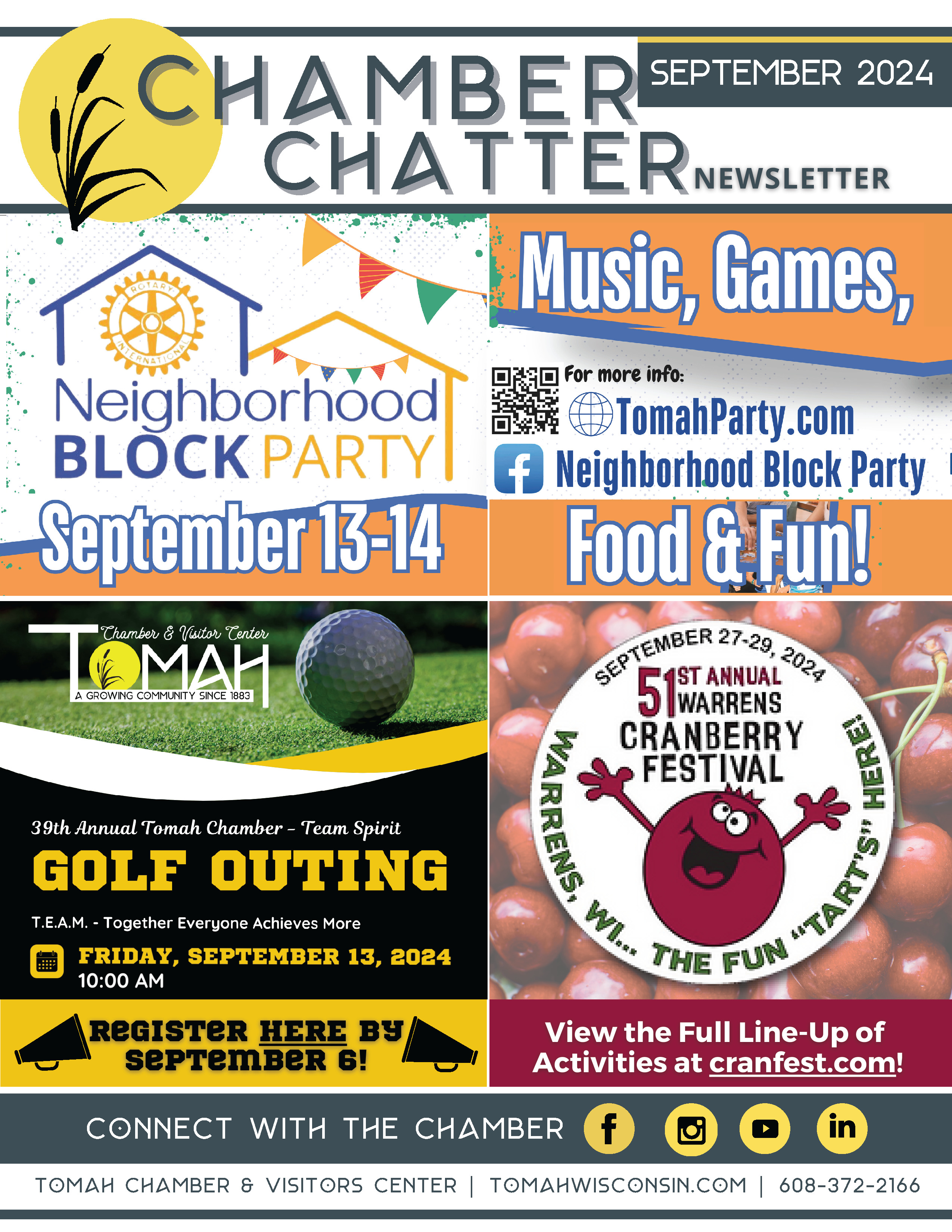 Chamber Chatter Newsletter - Greater Tomah Area Chamber of Commerce / CVB