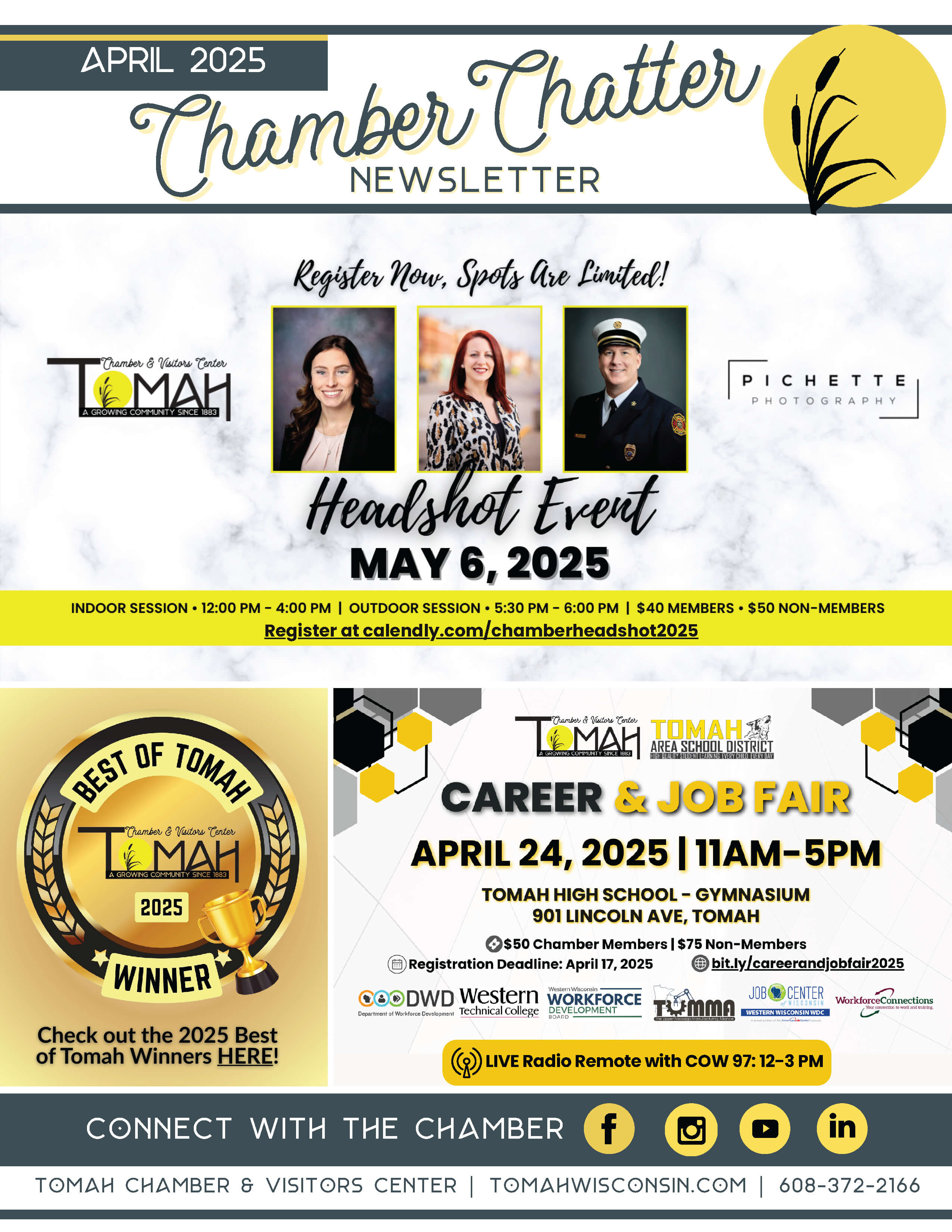Chamber Chatter Newsletter - Greater Tomah Area Chamber of Commerce / CVB